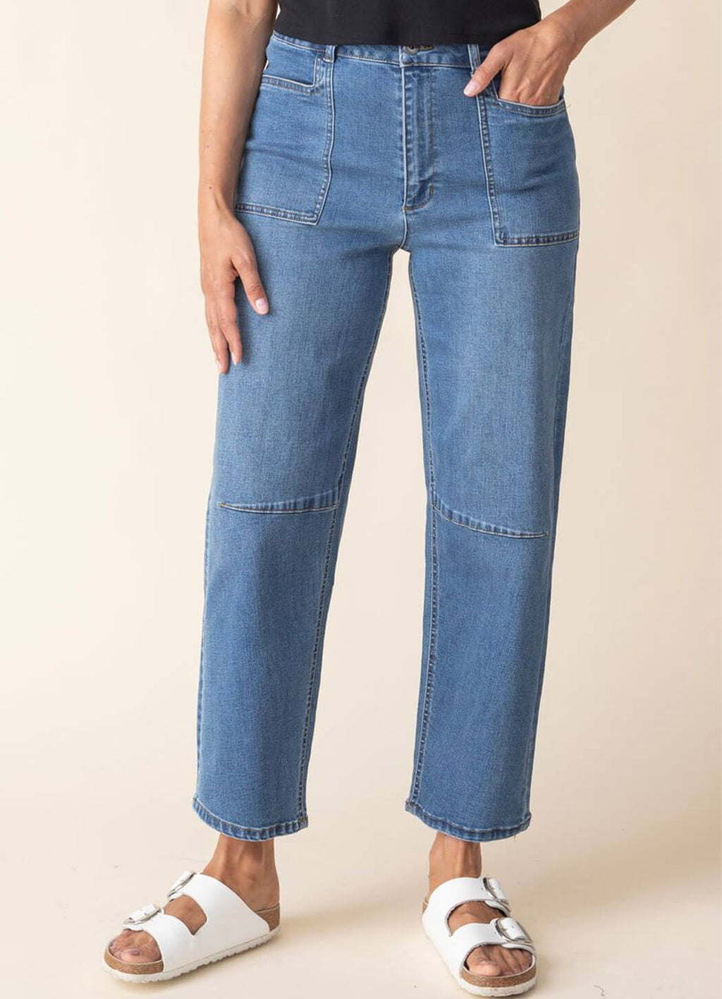 Habitat Stretch Denim Barrel Leg – Details Direct