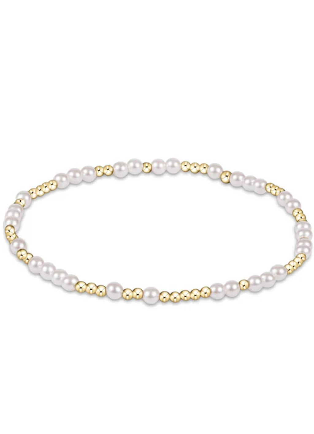 Enewton Extends - Hope Unwritten 3mm Bead Bracelet - Pearl – Details Direct