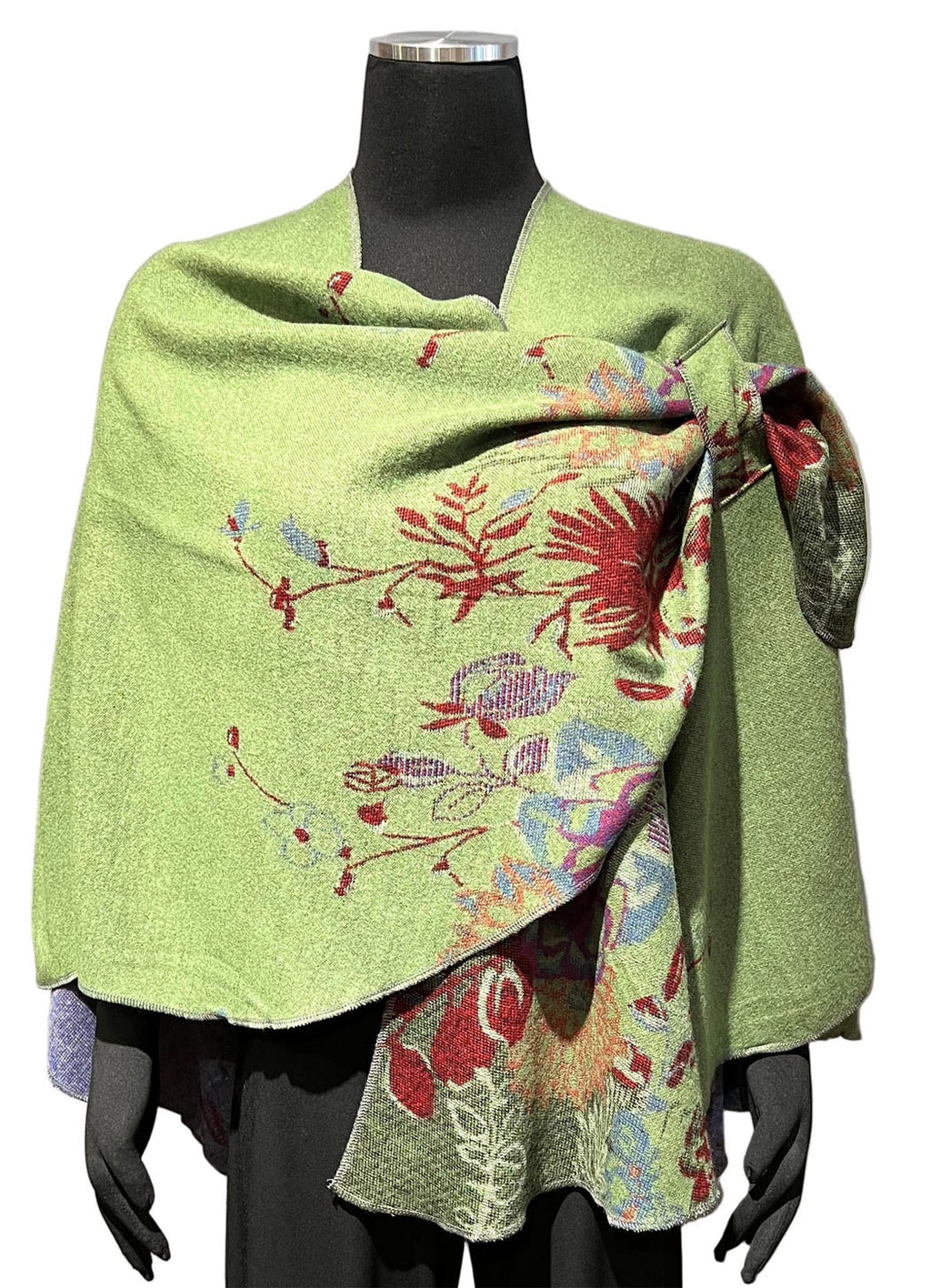 Rapti Fashion Reversible Cashmere Buckle Shawl – Details Direct